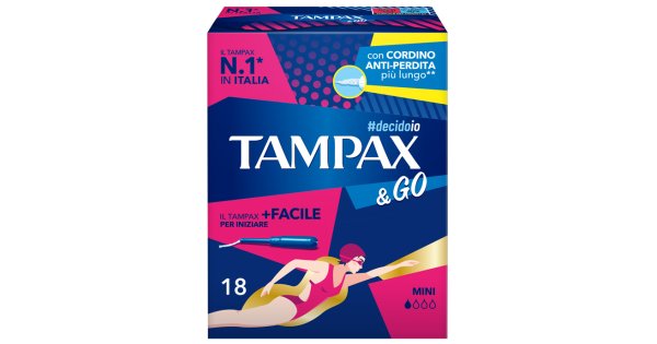 TAMPAX &GO MINI 18PZ